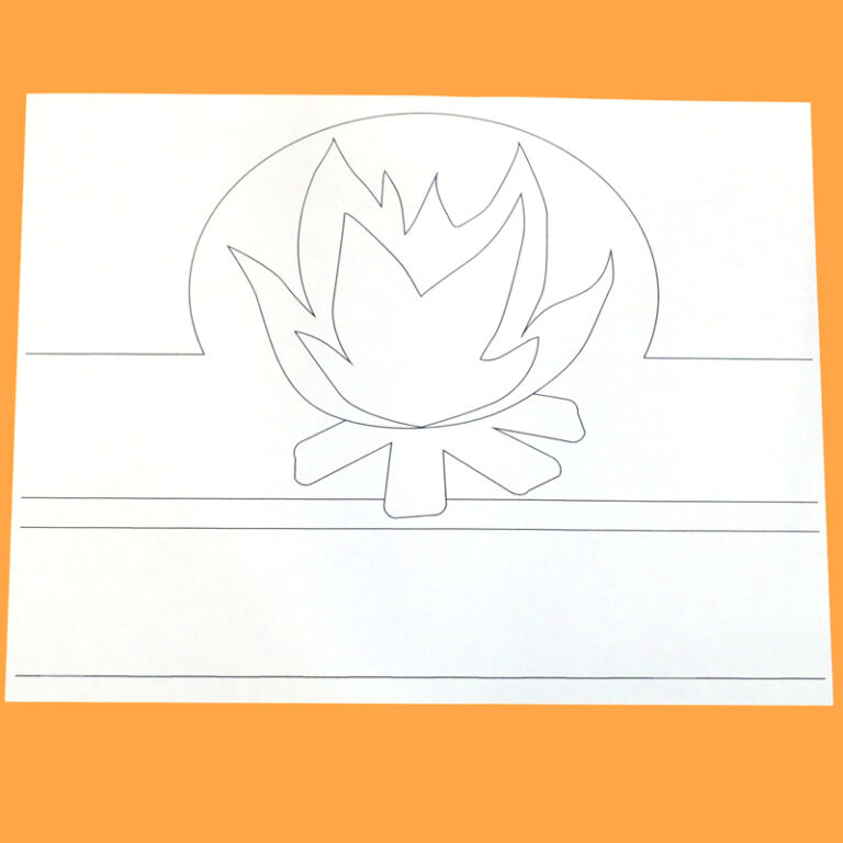 Lag Ba'omer Bonfire Hat - Jewish Moms & Crafters