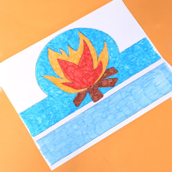 Lag Ba'omer Bonfire Hat - Jewish Moms & Crafters