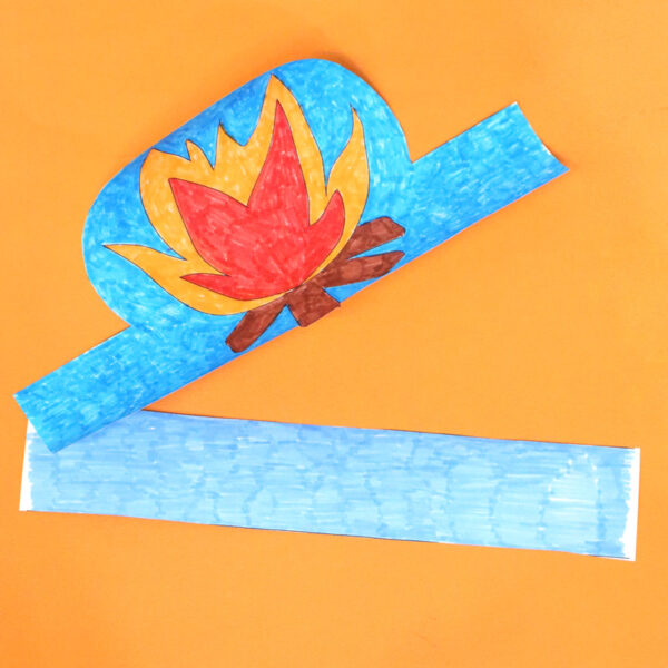 Lag Ba'omer Bonfire Hat - Jewish Moms & Crafters