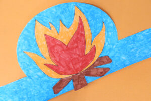 Lag Ba'omer Bonfire Hat - Jewish Moms & Crafters