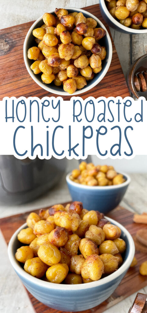 Honey Roasted Chickpeas - Air Fryer or Oven!