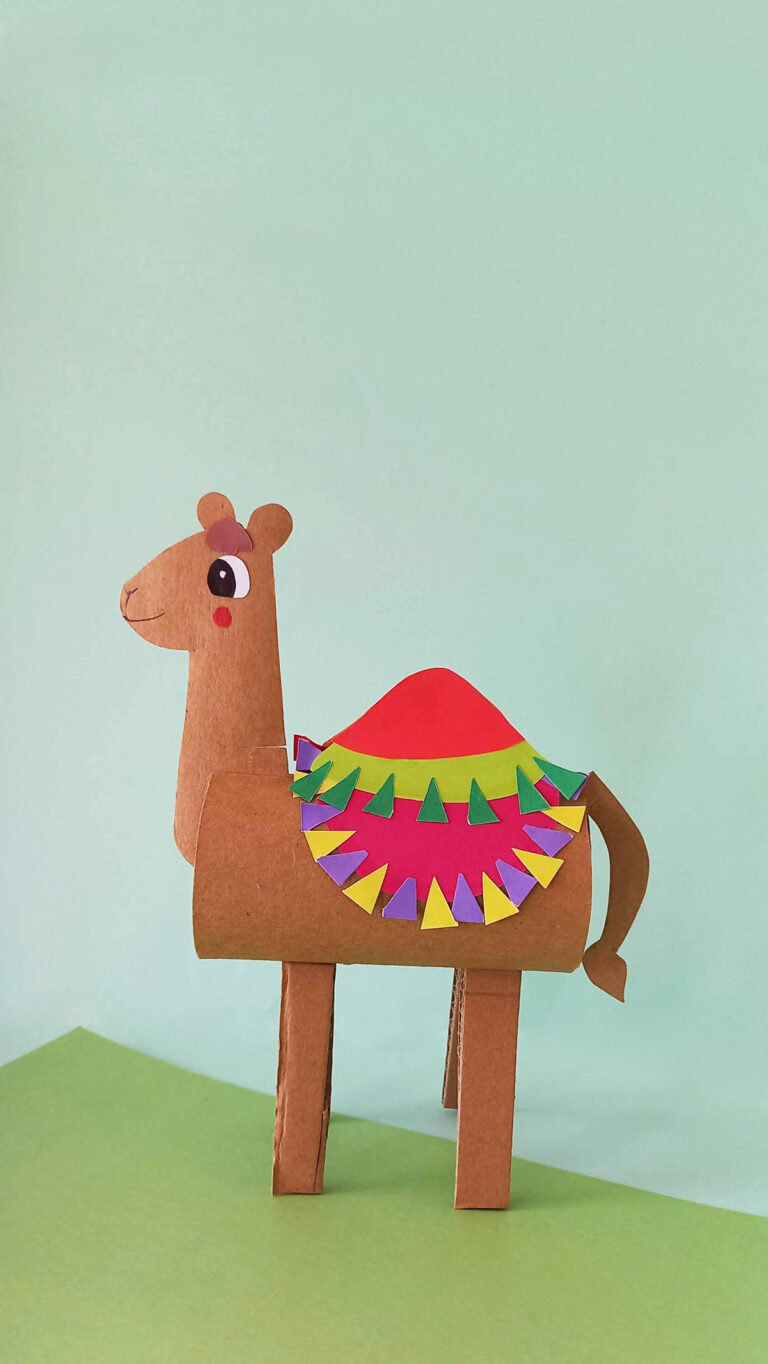 Camel Craft for Parsha Learning - Jewish Moms & Crafters
