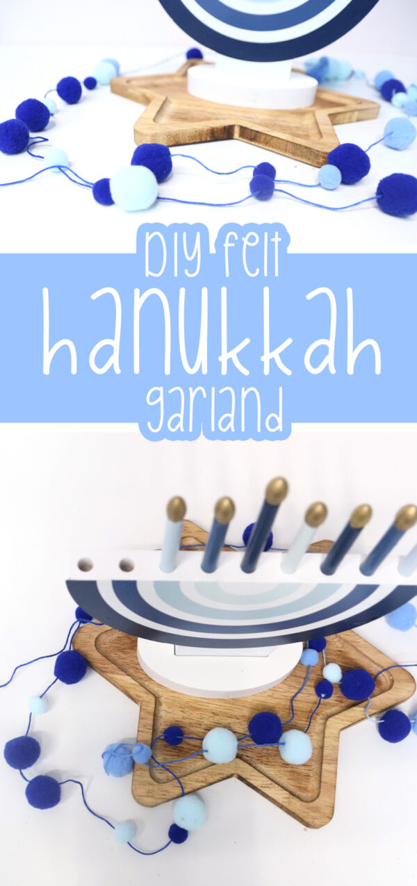 Felt Hanukkah Garland - Jewish Moms & Crafters