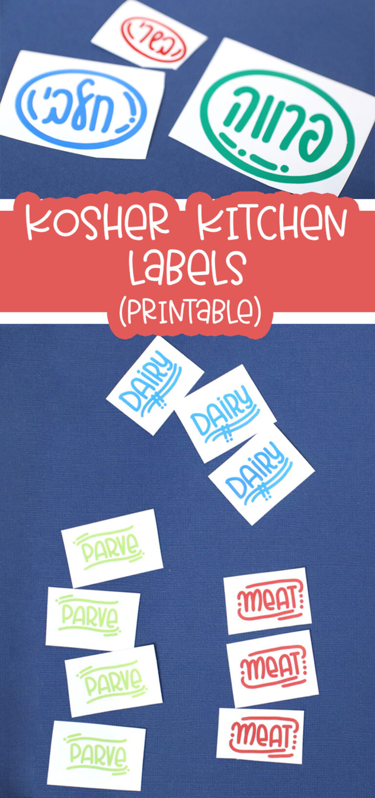 Kosher Kitchen Labels: Meat, Dairy, Parve - Jewish Moms & Crafters