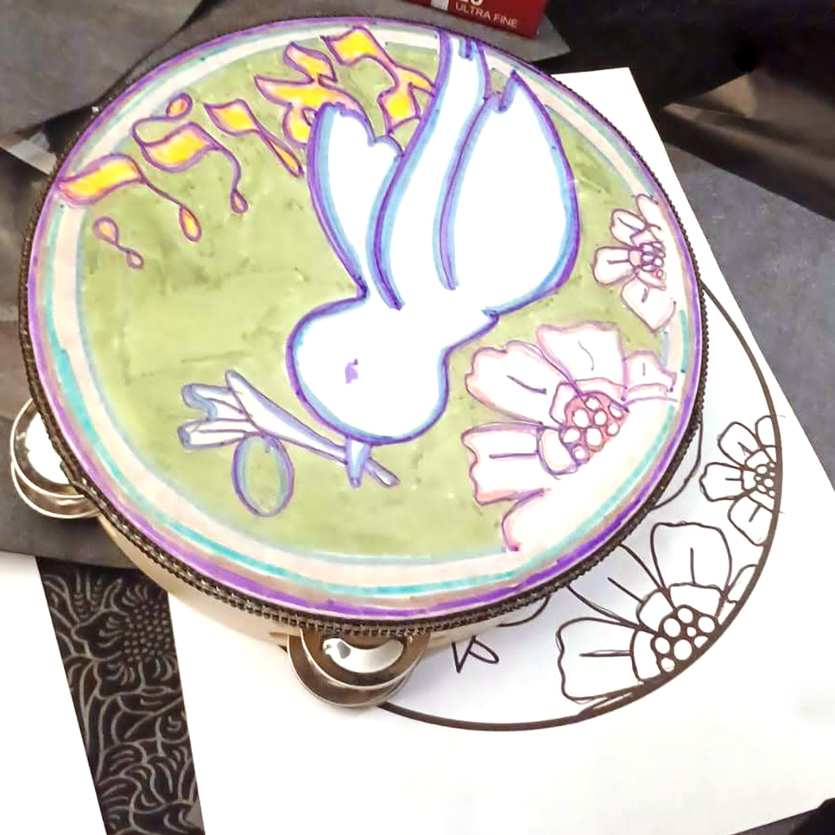 Miriam's Tambourine Craft - Parshat Beshalach - Jewish Moms & Crafters