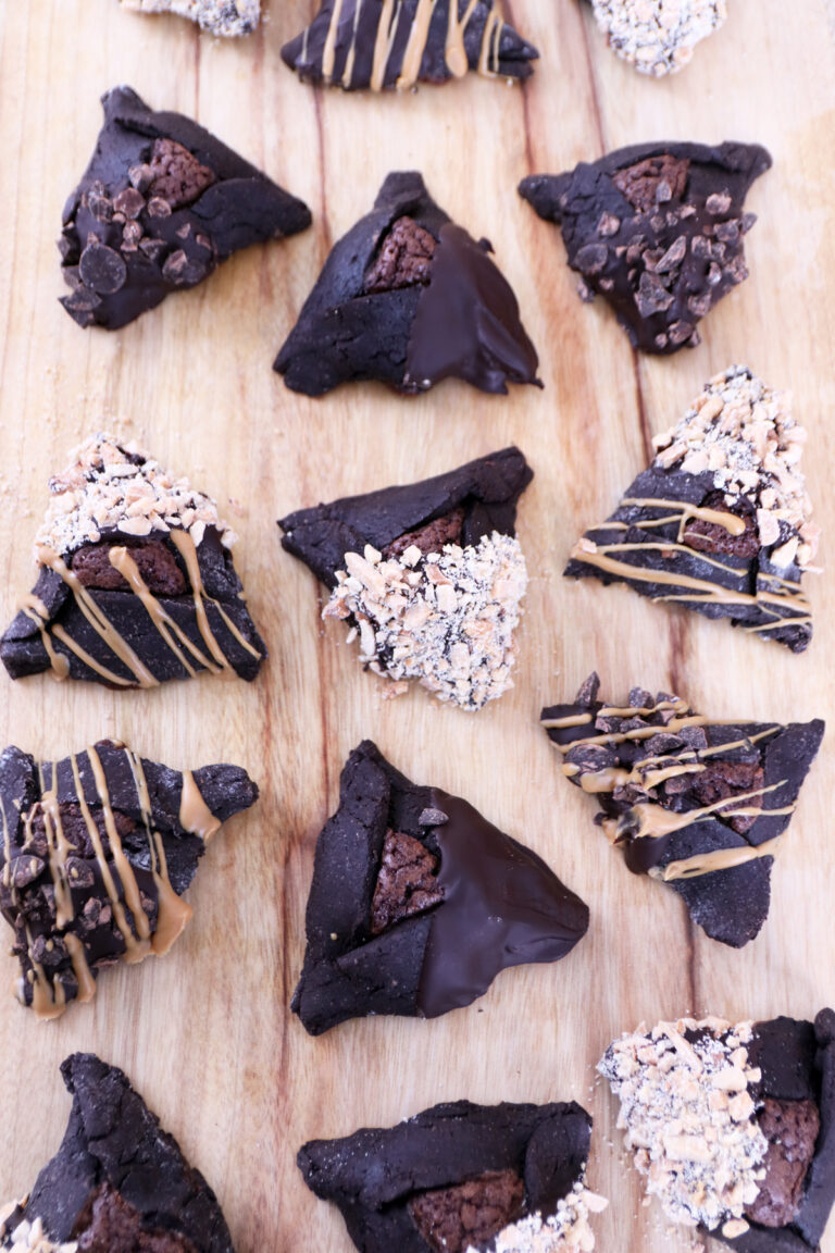 Brownie Filled Triple Chocolate Hamantaschen Recipe - Jewish Moms ...