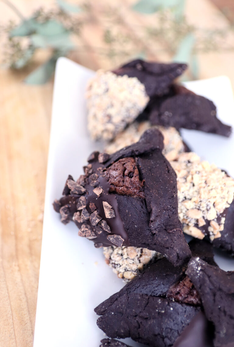 Brownie Filled Triple Chocolate Hamantaschen Recipe - Jewish Moms ...