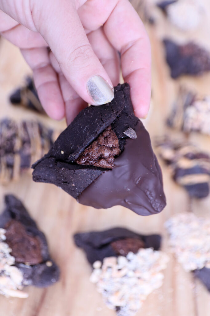 Brownie Filled Triple Chocolate Hamantaschen Recipe - Jewish Moms ...