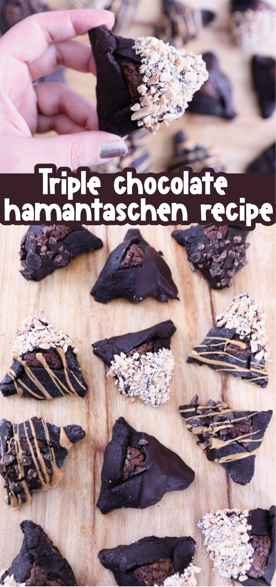 Brownie Filled Triple Chocolate Hamantaschen Recipe - Jewish Moms ...