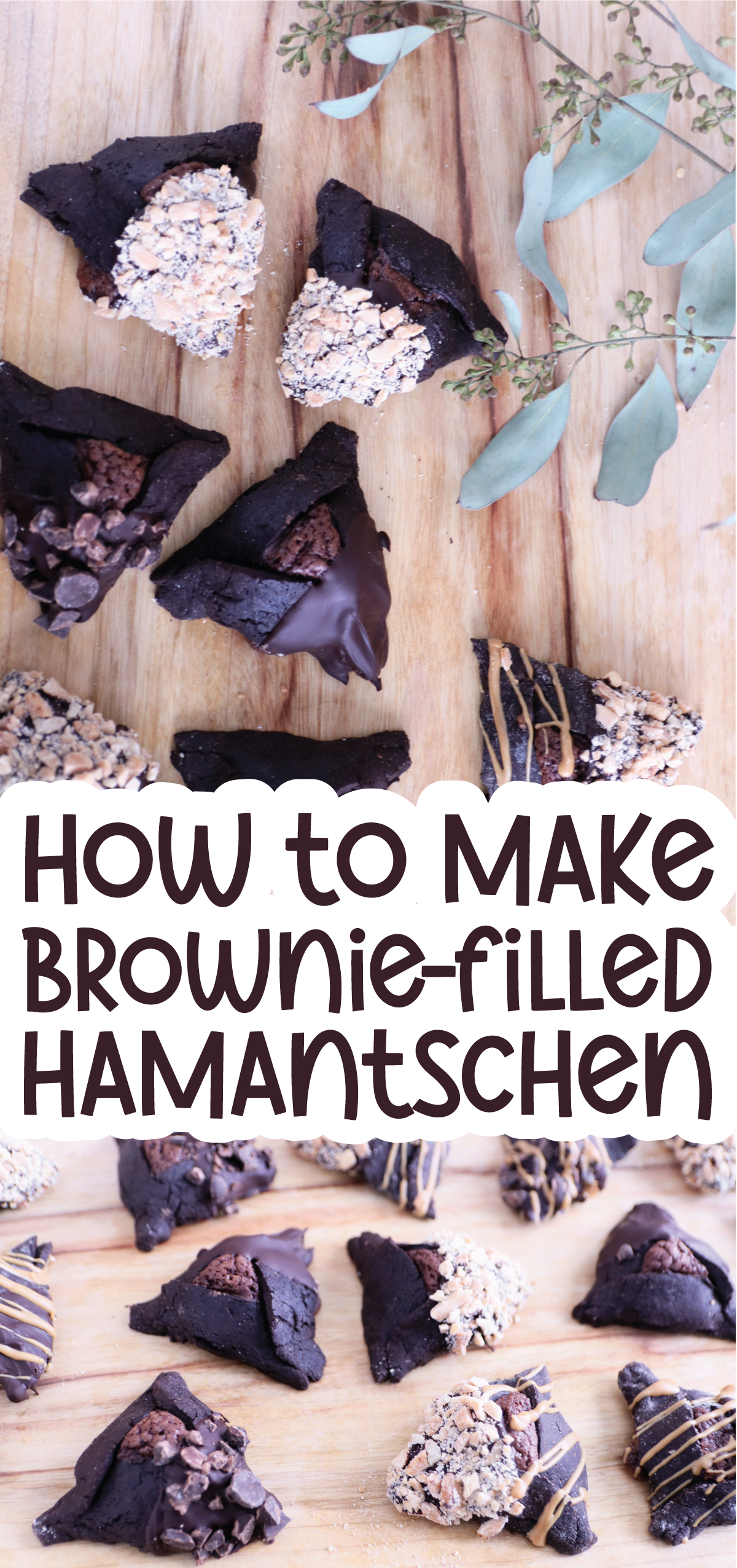 Brownie Filled Triple Chocolate Hamantaschen Recipe - Jewish Moms ...