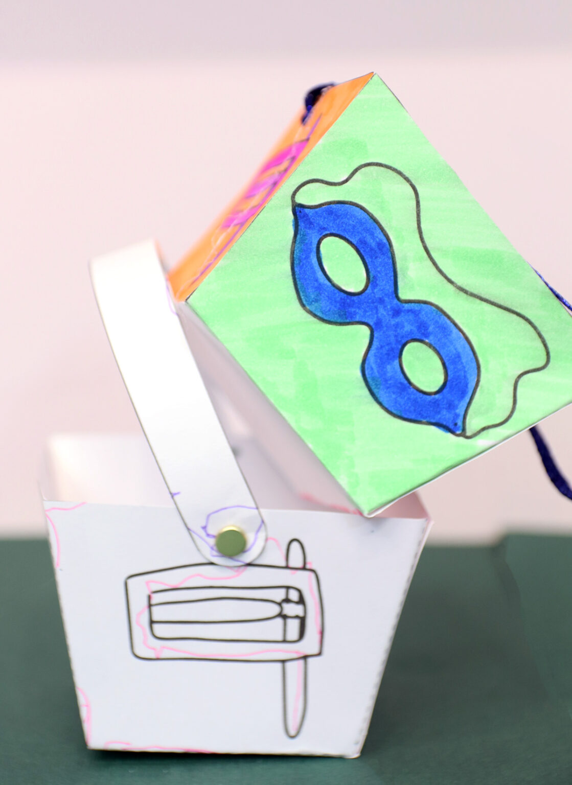 Color & Craft Mishloach Manot Baskets for Purim - Jewish Moms & Crafters