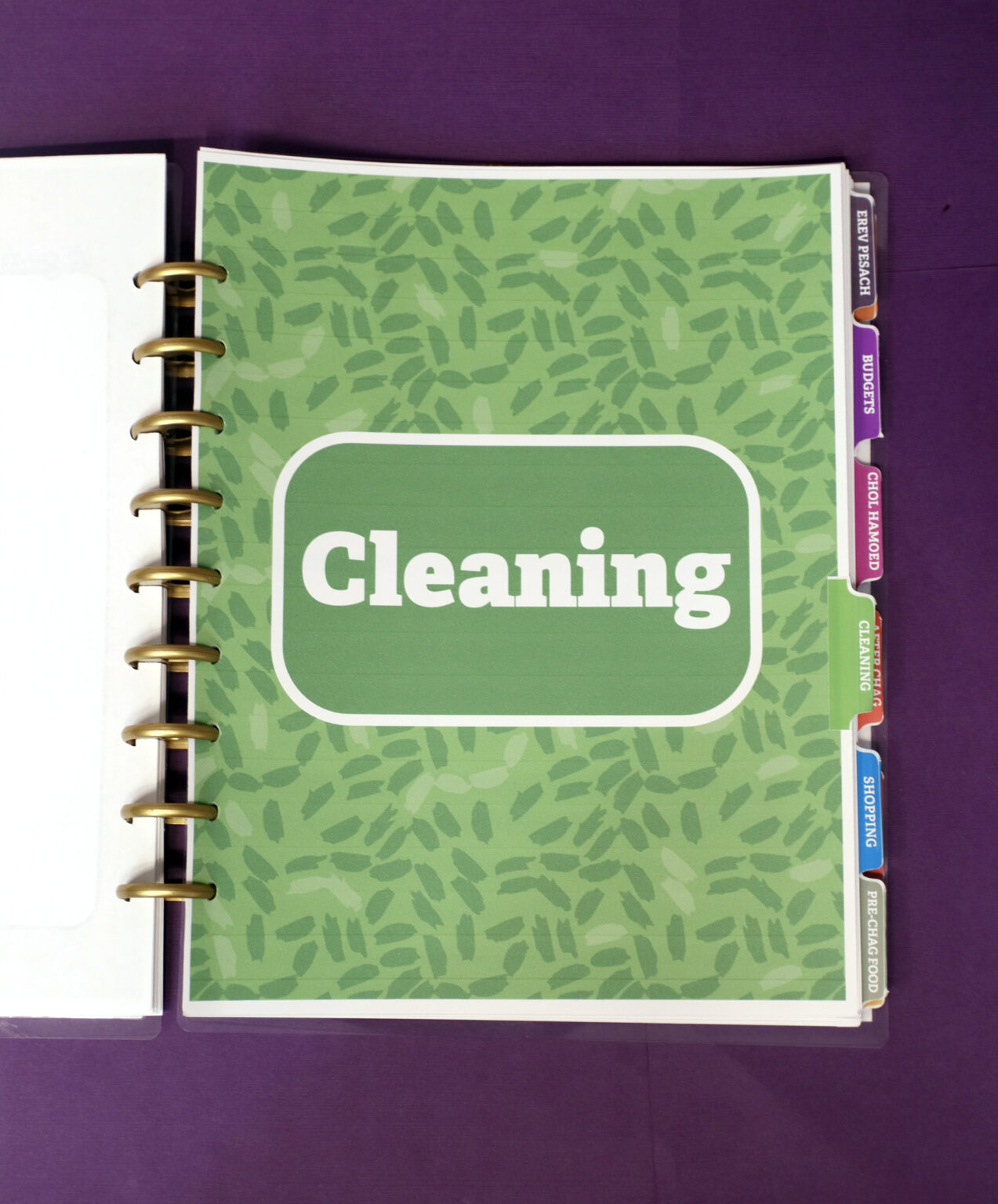 Pesach Planned - Printable Passover Planner - Jewish Moms & Crafters