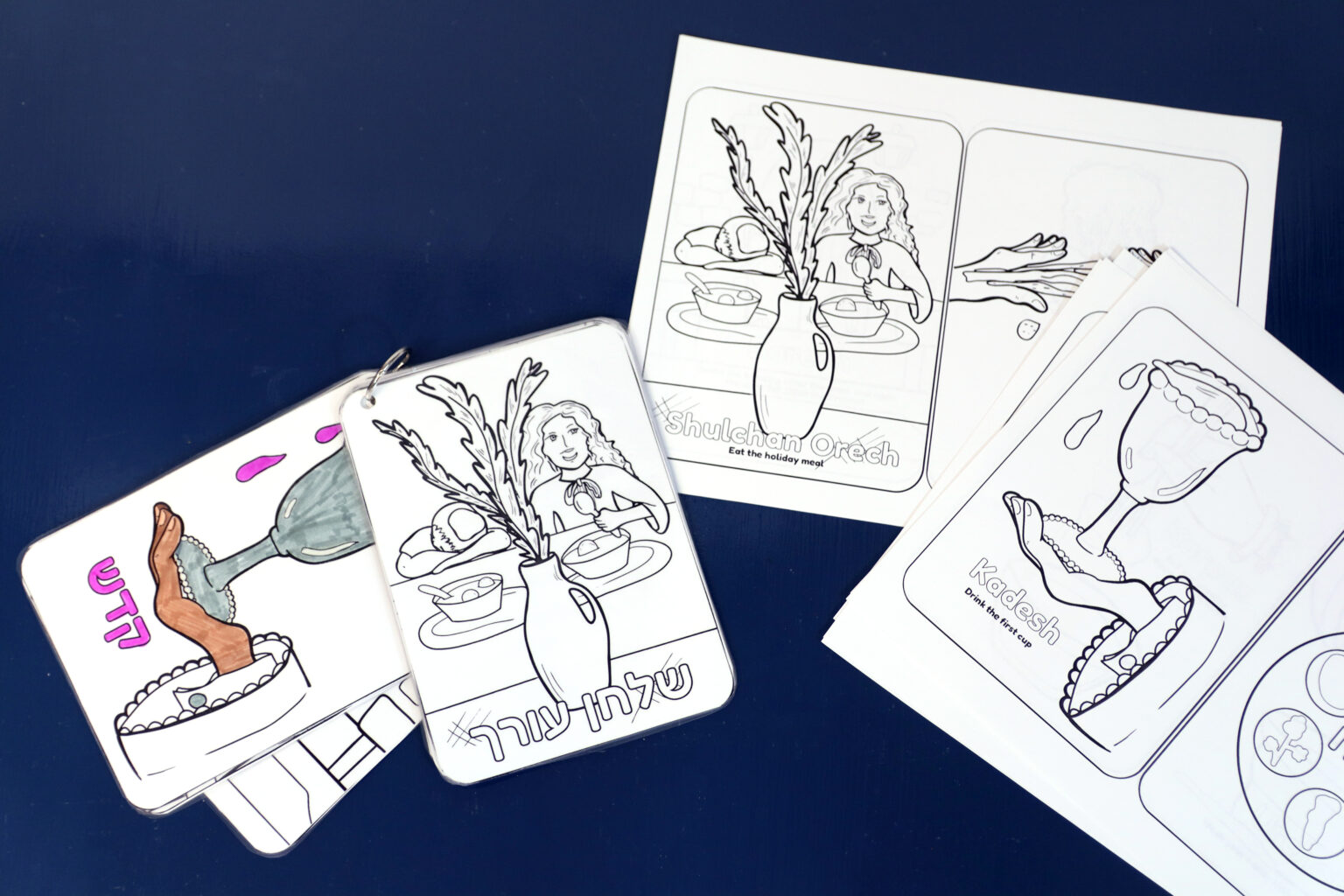 Printable Haggadah Coloring Book - Jewish Moms & Crafters
