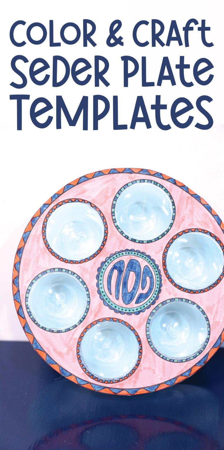 Seder Plate Templates - Jewish Moms & Crafters