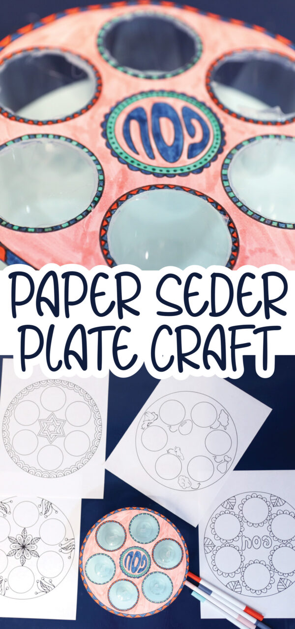 Seder Plate Templates - Jewish Moms & Crafters