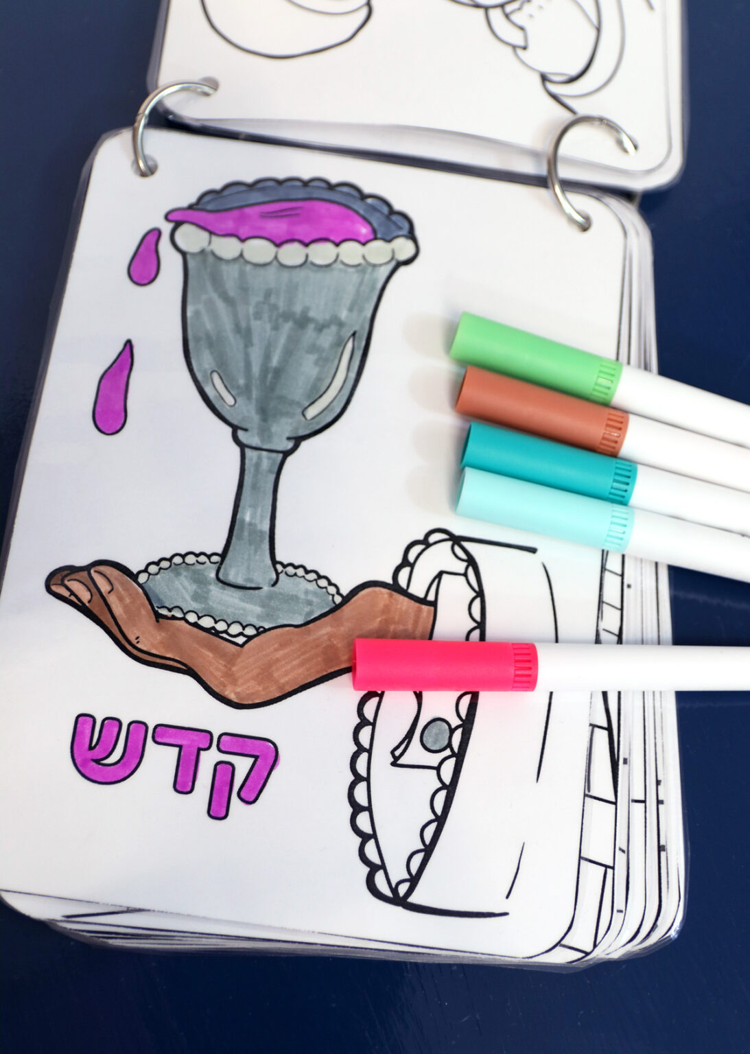 Printable Haggadah Coloring Book - Jewish Moms & Crafters