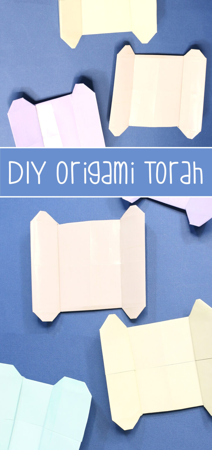 How to Fold an Origami Torah Scroll - Jewish Moms & Crafters