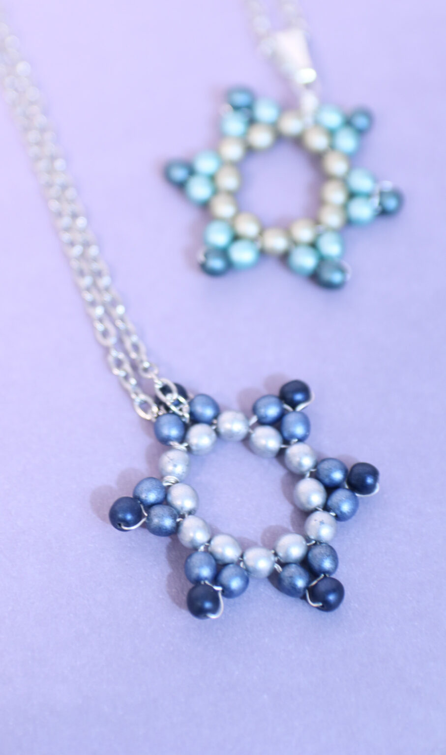 Star Of David Pendant Beading Tutorial - Jewish Moms & Crafters