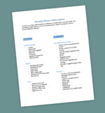 Shabbat Lunch Ideas & Menu Plans - Jewish Moms & Crafters