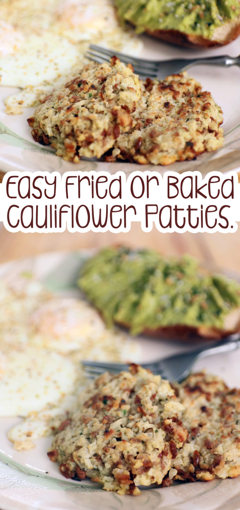 Cauliflower Rice Patties - Jewish Moms & Crafters
