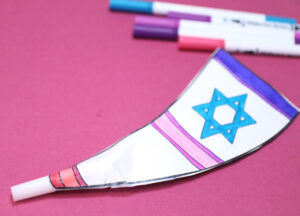 Shofar Craft Templates - Jewish Moms & Crafters