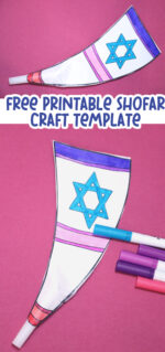 Shofar Craft Templates - Jewish Moms & Crafters