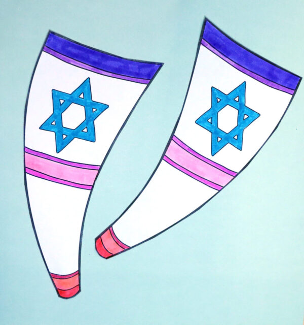 Shofar Craft Templates - Jewish Moms & Crafters