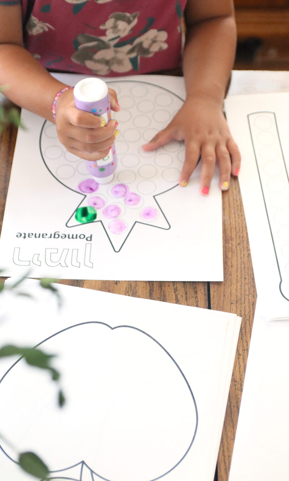 Rosh Hashanah, Yom Kippur and Sukkot Coloring Pages & Dot Art