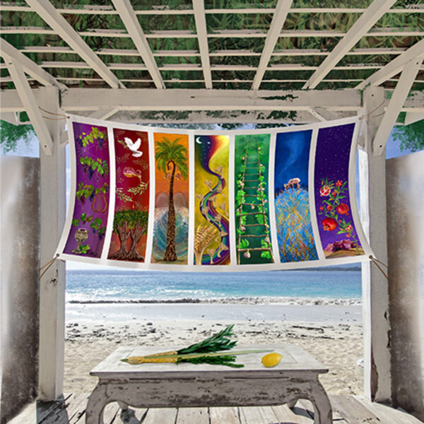 25+ Sukkah Decorations You'll Fall in Love With - Jewish Moms & Crafters