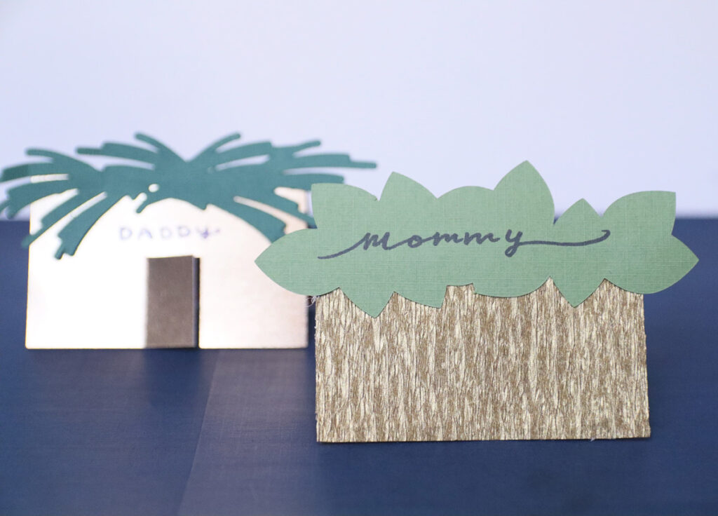 Sukkah Place Cards (Printable & SVG) - Jewish Moms & Crafters