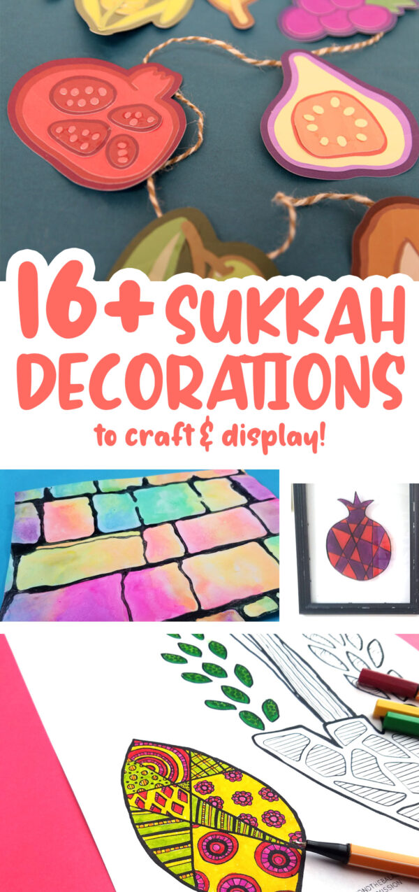 DIY Sukkah Decorations for Toddler through Adult! - Jewish Moms & Crafters