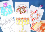 Hanukkah Preschool Craft - Dot Art! - Jewish Moms & Crafters