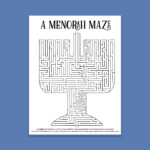 Hanukkah Mazes with a Free Printable! - Jewish Moms & Crafters