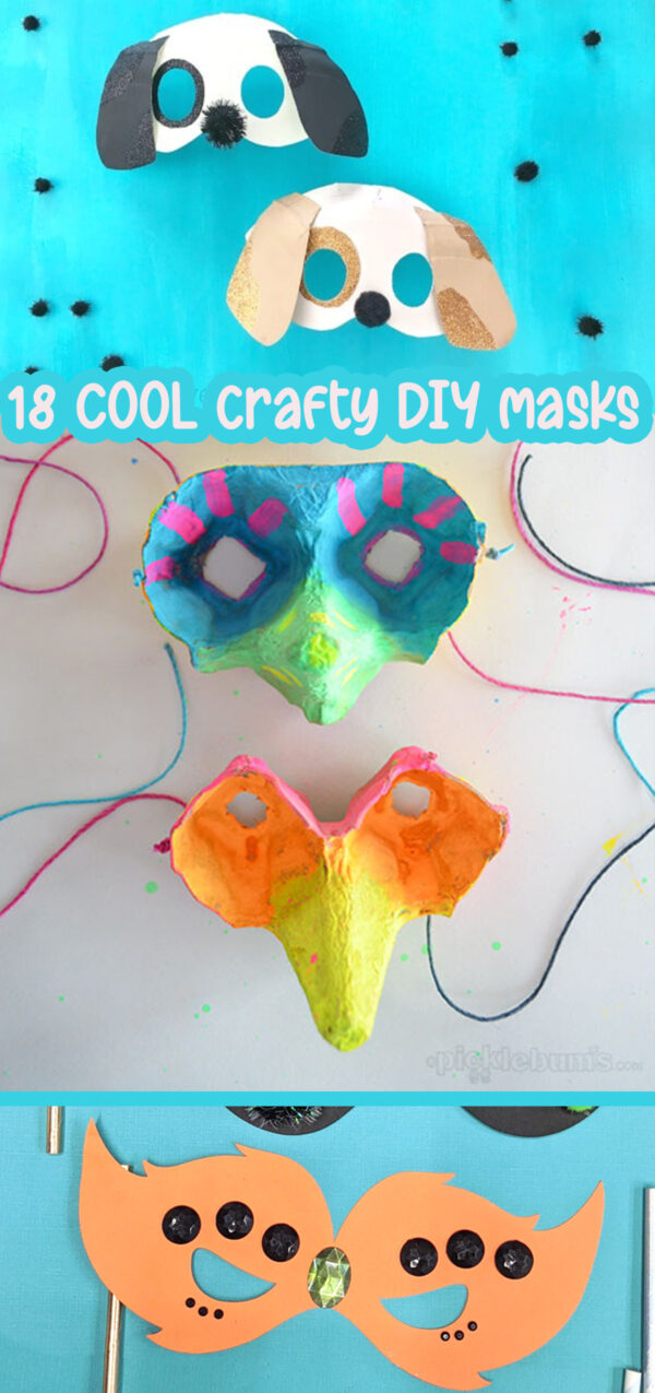 18 DIY Masks for Purim or Any time! - Jewish Moms & Crafters