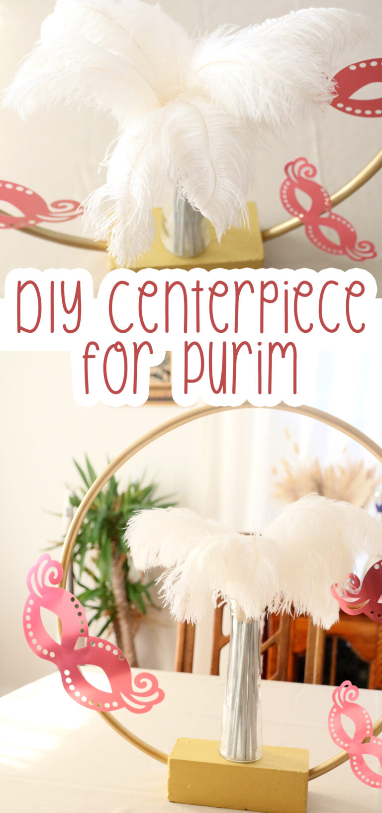 DIY Purim Centerpieces - Jewish Moms & Crafters
