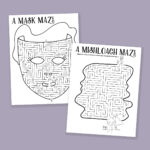 Purim Mazes - Free Printable Sample - Jewish Moms & Crafters