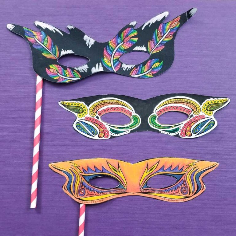 18 DIY Masks for Purim or Any time! - Jewish Moms & Crafters