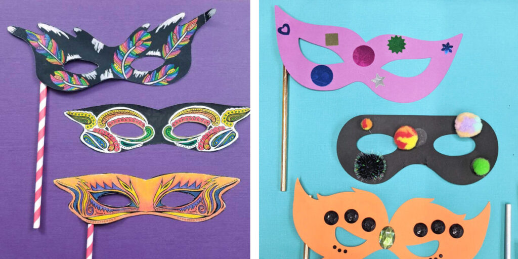 18 DIY Masks for Purim or Any time! - Jewish Moms & Crafters