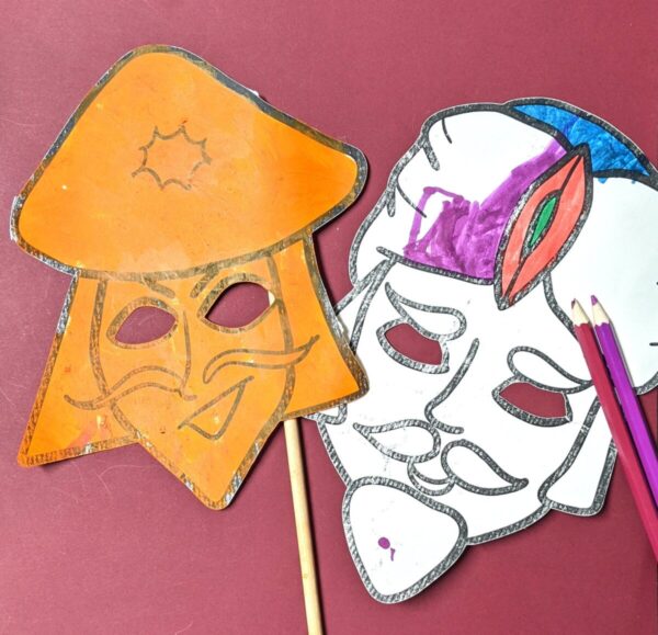 18 DIY Masks for Purim or Any time! - Jewish Moms & Crafters