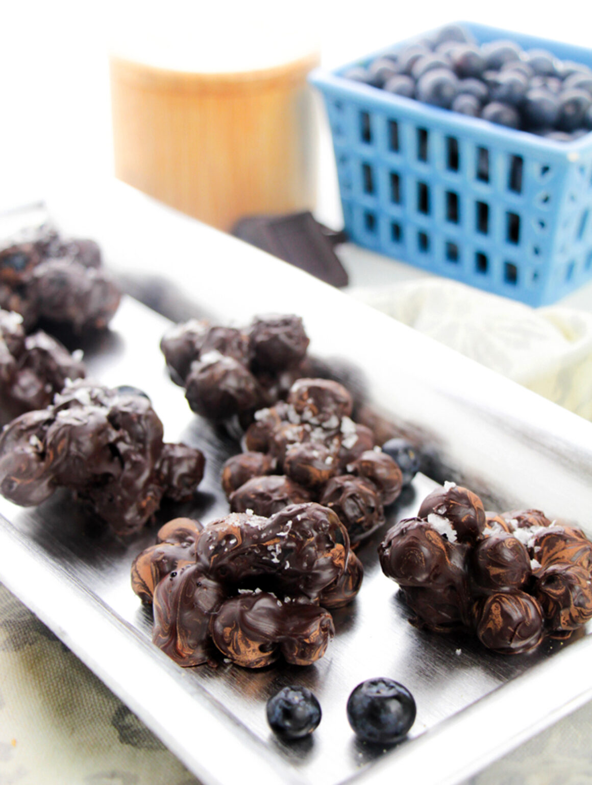 Dark Chocolate Blueberry Clusters Recipe