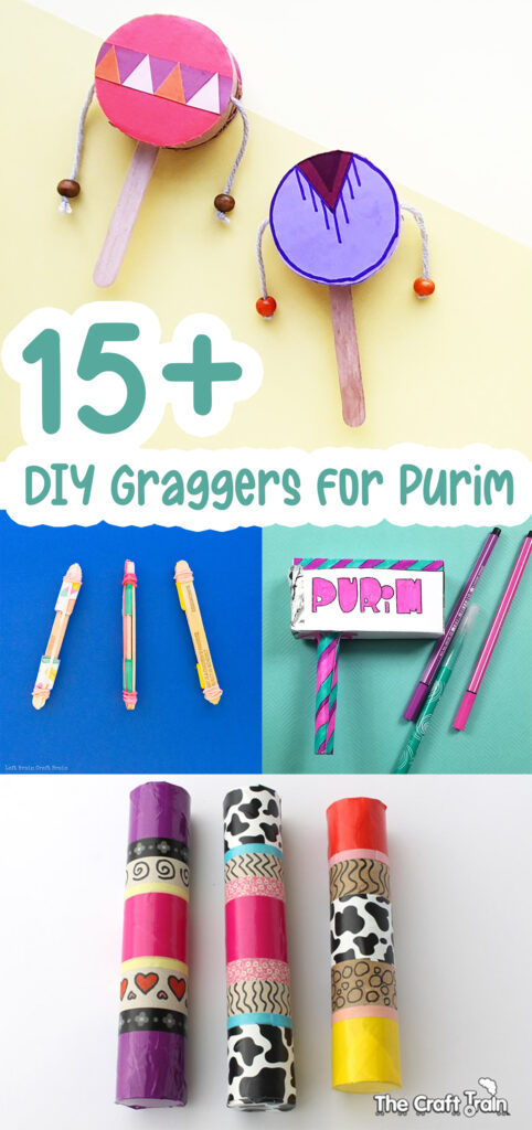 15 DIY Noisemakers and Gragger Crafts - Jewish Moms & Crafters
