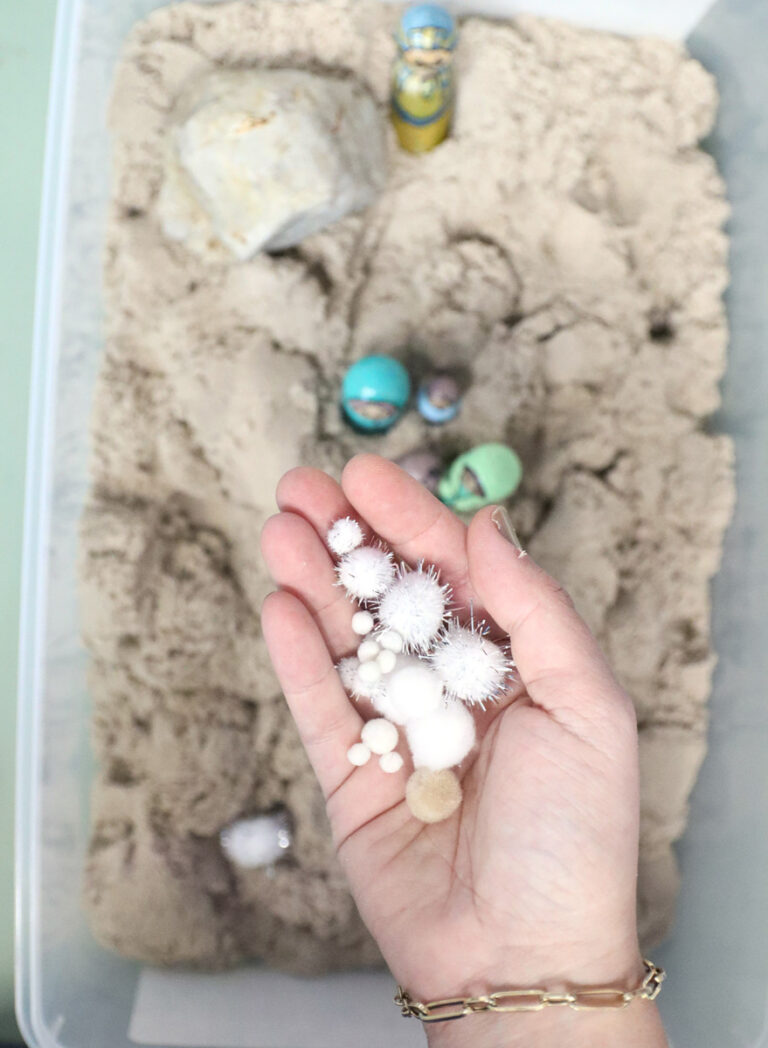 Passover Desert (Exodus) Sensory Bin - Jewish Moms & Crafters