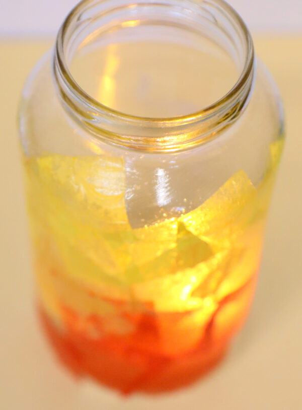 Lag BaOmer Craft "Bonfire in a jar" Lantern! - Jewish Moms & Crafters