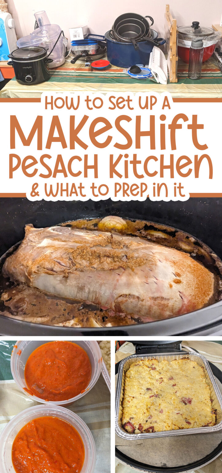 How to Set up a Makeshift Pesach Kitchen