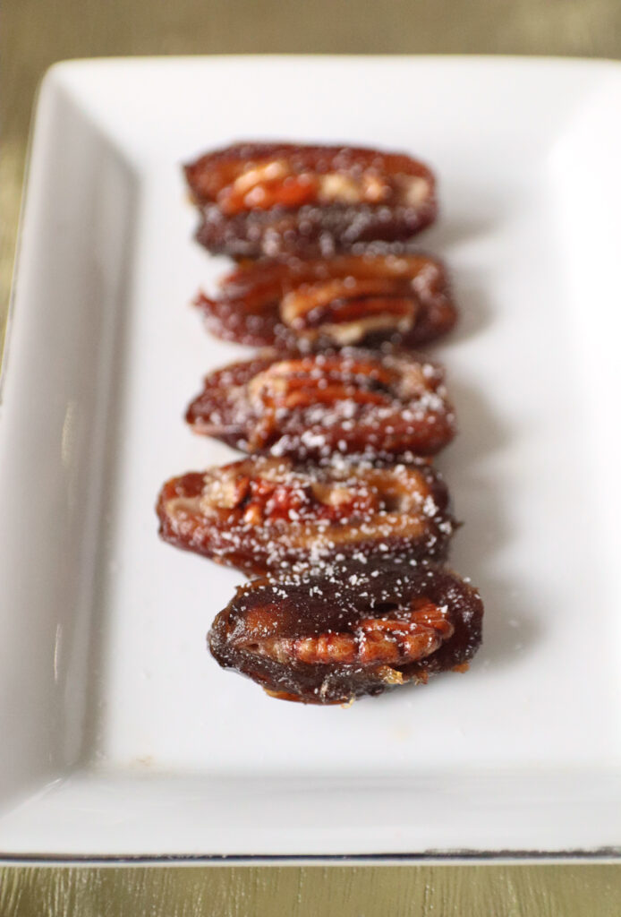 Honey Fried Nut Stuffed Dates with Pecans - Jewish Moms & Crafters