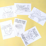 I'm Sorry Cards for Kids to Color & Craft - Jewish Moms & Crafters