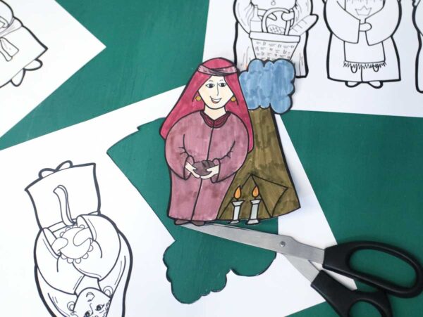 Neviot Puppets - The 7 Prophetesses Craft for Kids