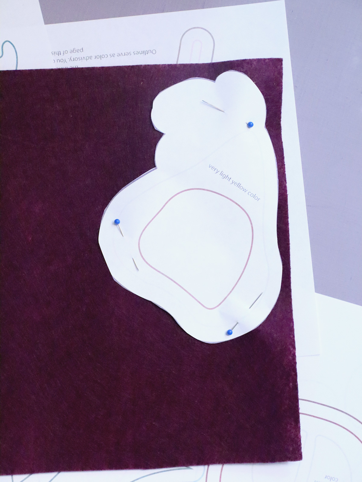 Felt Shivat Haminim Template - DIY Garland - Jewish Moms & Crafters