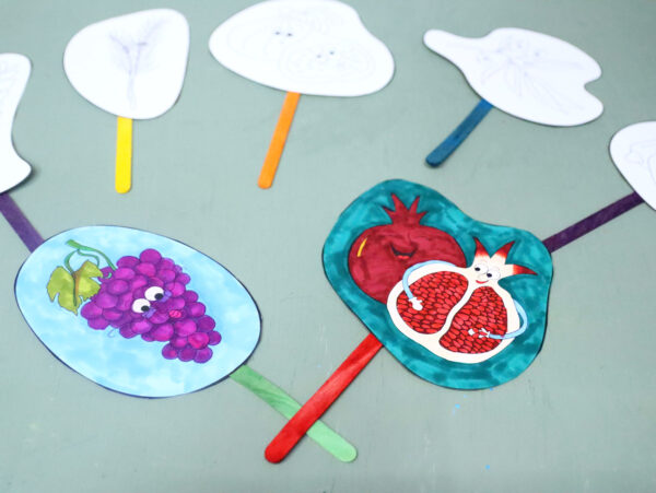 Shivat Haminim Puppets Craft (Perfect for Tu B'Shvat) - Jewish Moms ...
